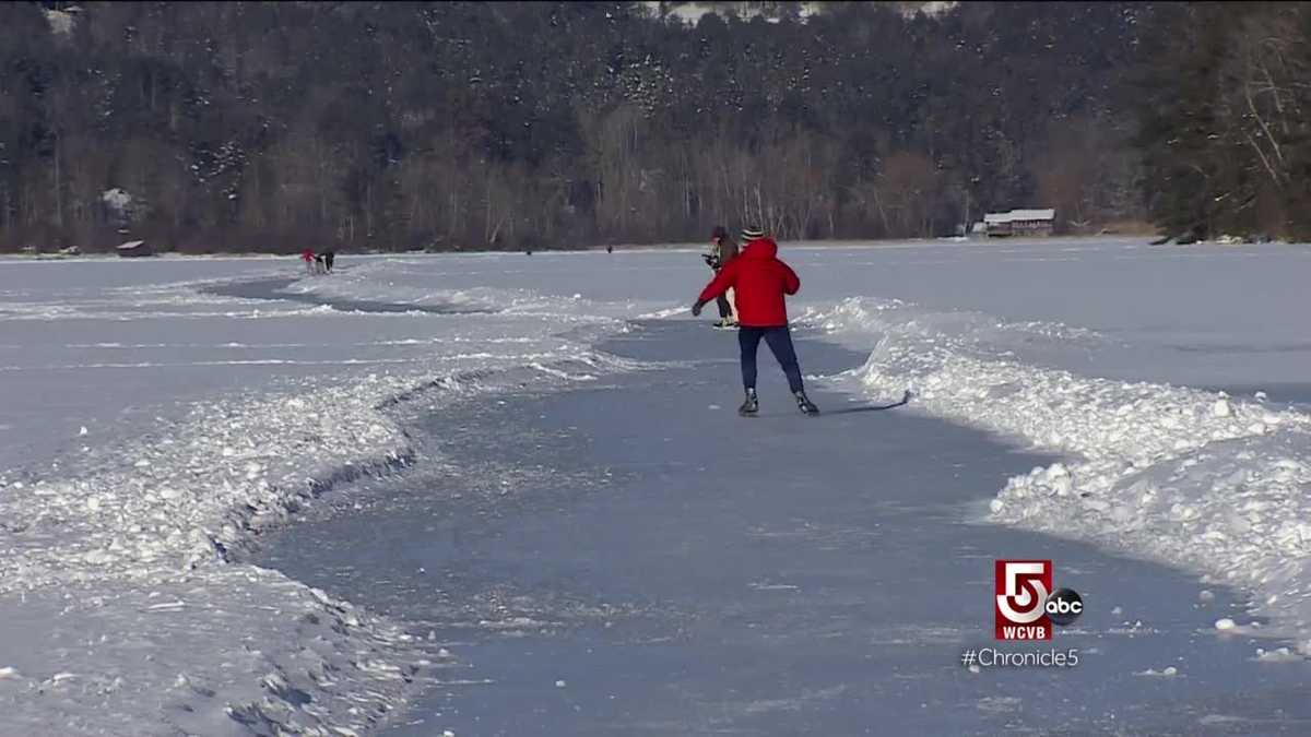 Skate on the nation's longest ice-skating trail