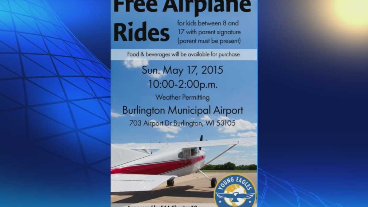Weekend pick: Free airplane rides for kids this weekend!