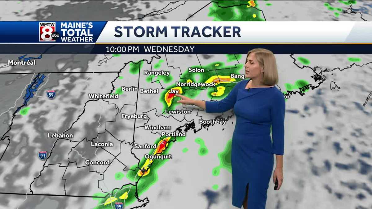 Drizzle & fog this evening, more showers and storms Wednesday
