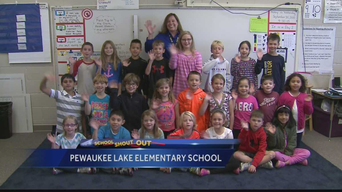 10/12 Shout Out: Third graders, Pewaukee Lake Elementary