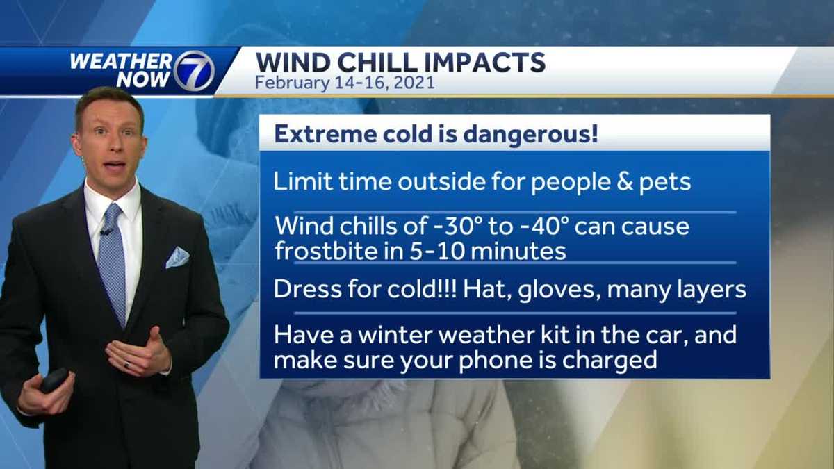 Snow south tonight, extreme cold starts tomorrow
