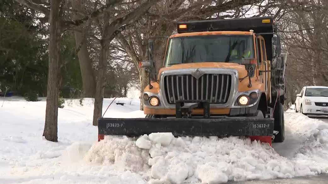 WBAL-TV 11 News gets inside look at snowplow operations in city
