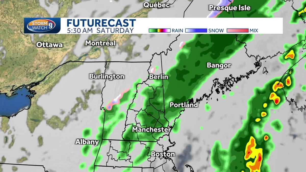 New Hampshire forecast: Mild Friday before rain pushes through