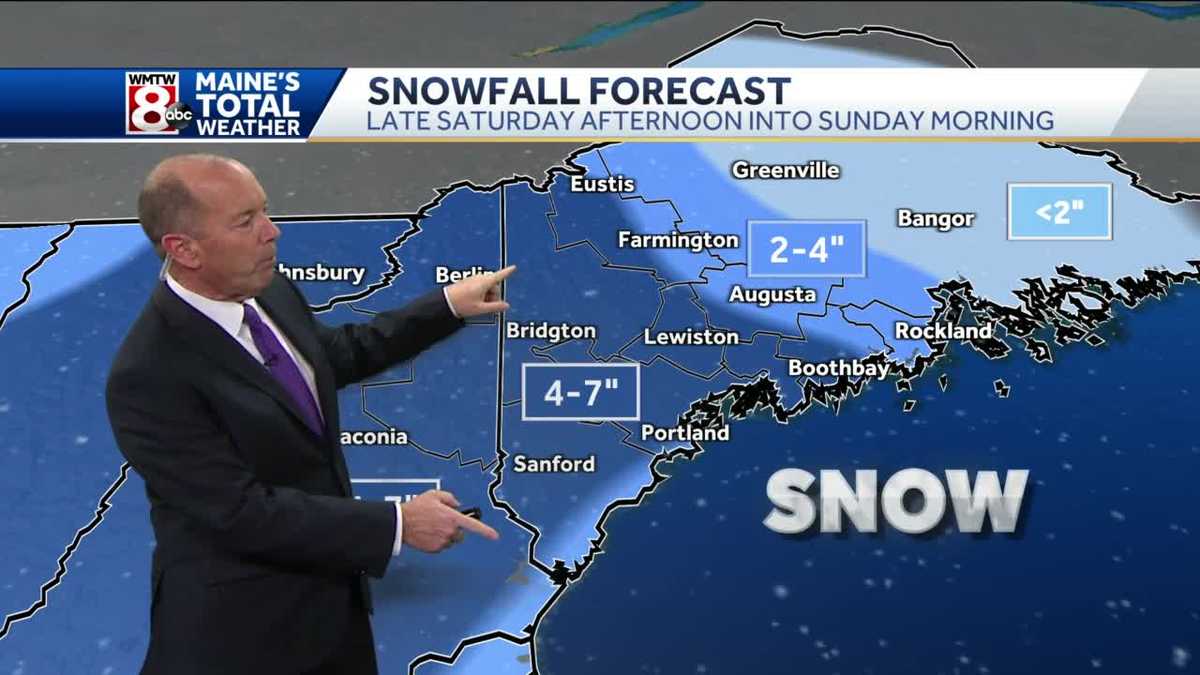 This season’s first snowstorm arrives later today