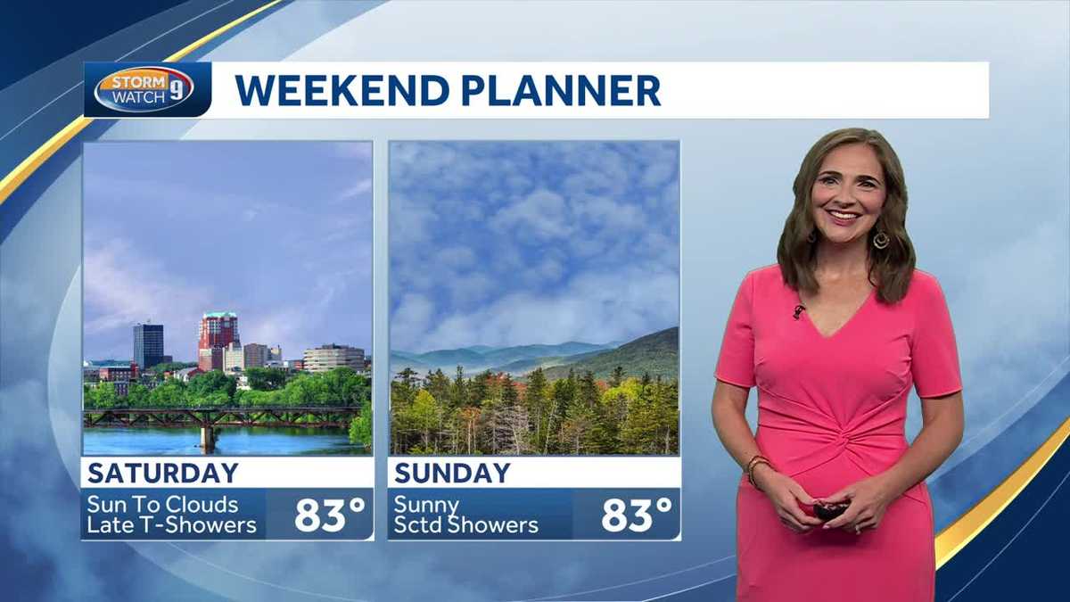 New Hampshire forecast video: Breezy Friday; storms for weekend