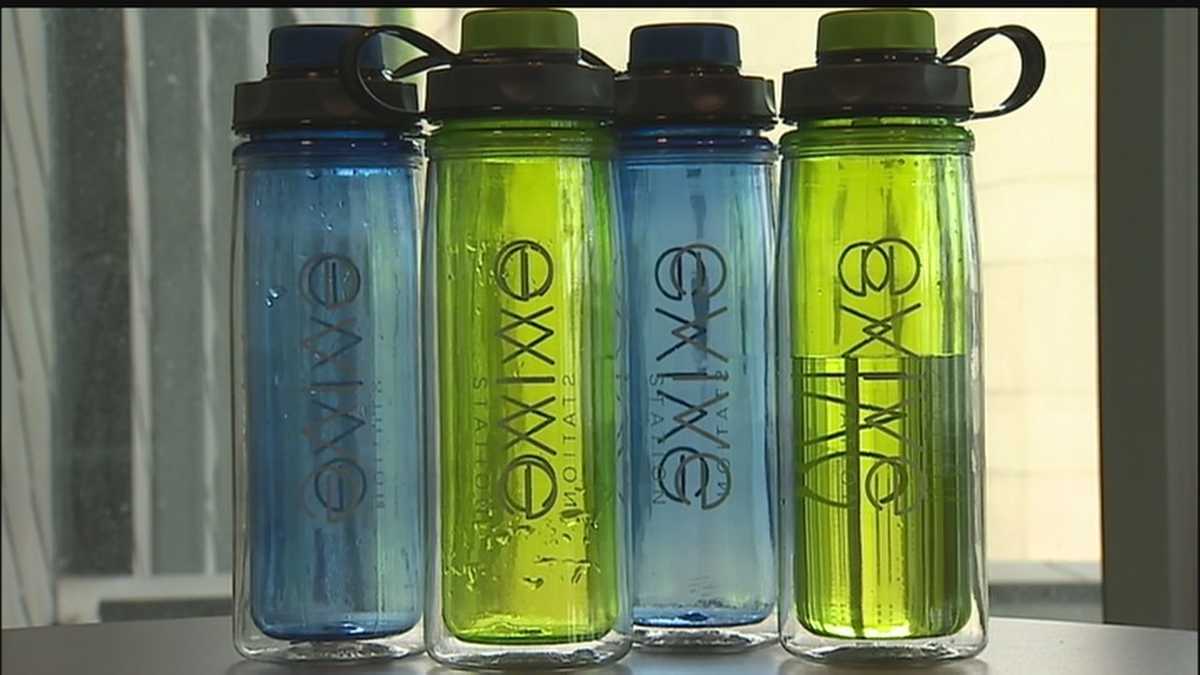 High-tech water bottles fill, clean, sanitize themsleves