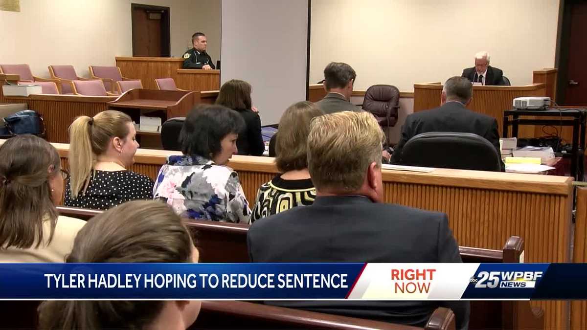 Tyler Hadley hoping to reduce sentence