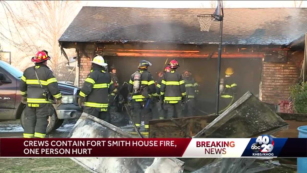 One person hurt in Fort Smith house fire