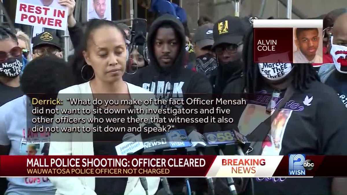 Video: Alvin Cole's family reacts to decision not to file charges
