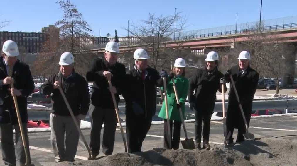 Groundbreaking held for new hotel in Manchester Millyard