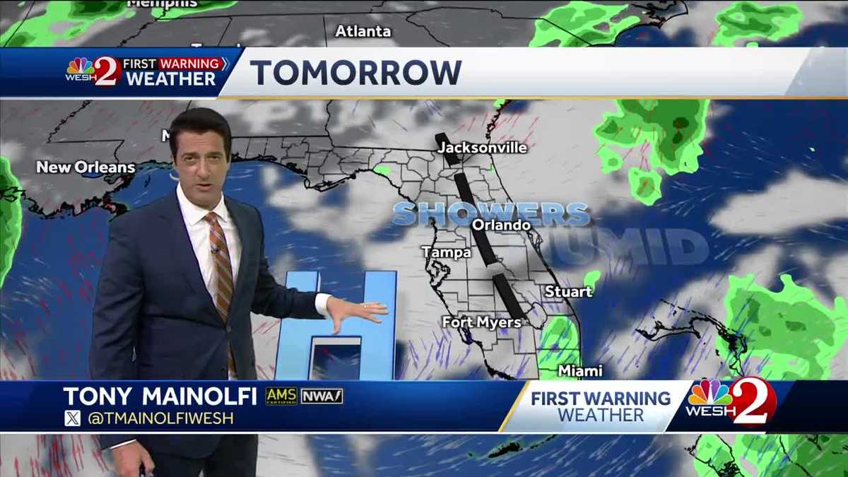 Low rain chances through tomorrow. July 7.