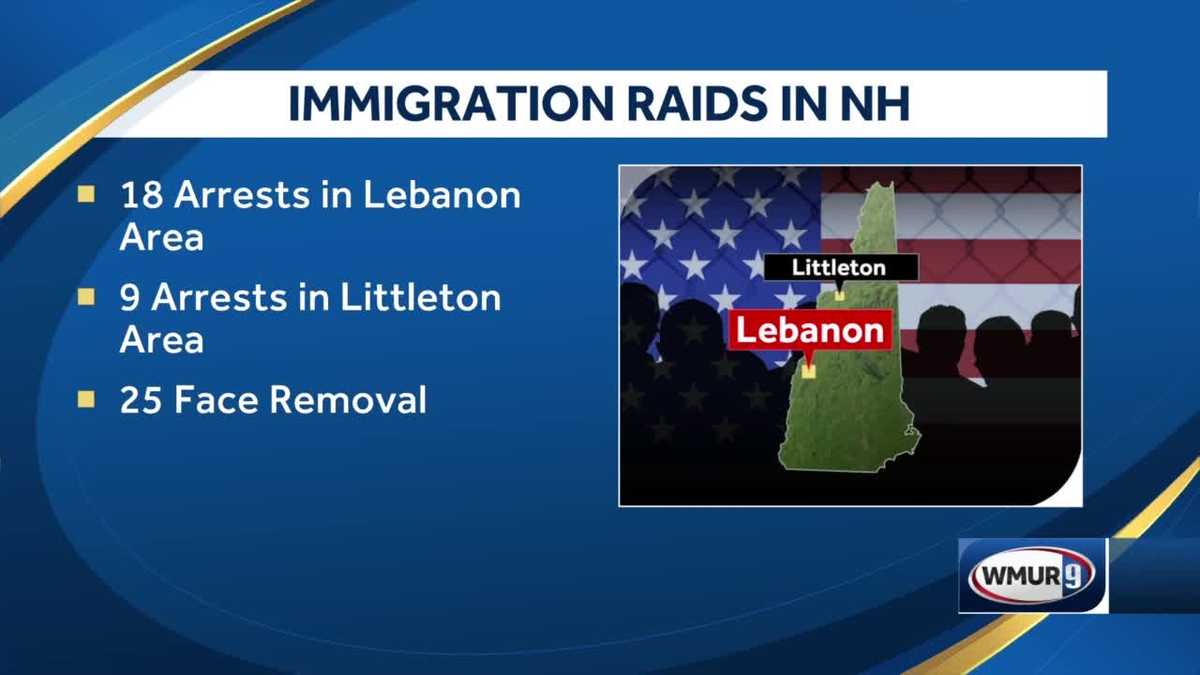 Officials: 27 taken into custody in recent immigration raids in Lebanon ...