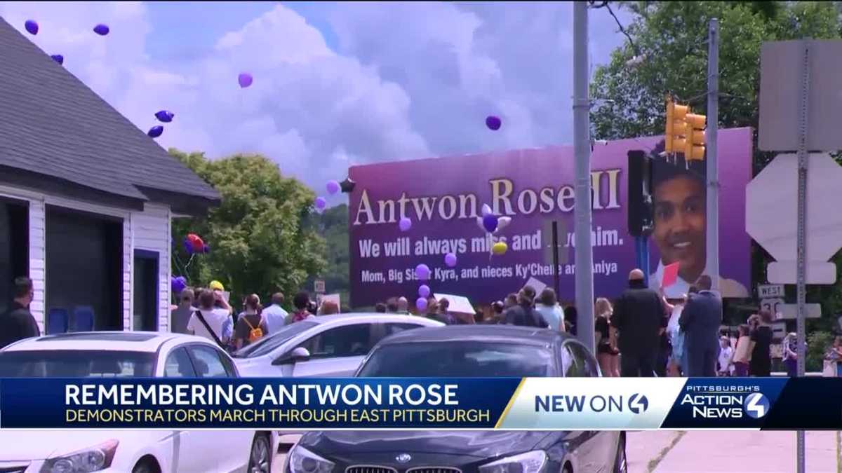 Gathering in memory of Antwon Rose II, on second anniversary of his ...