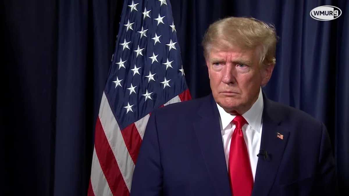 Full video: Donald Trump speaks exclusively 1-on-1 with WMUR