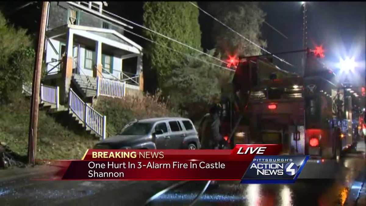 1 injured in Castle Shannon house fire