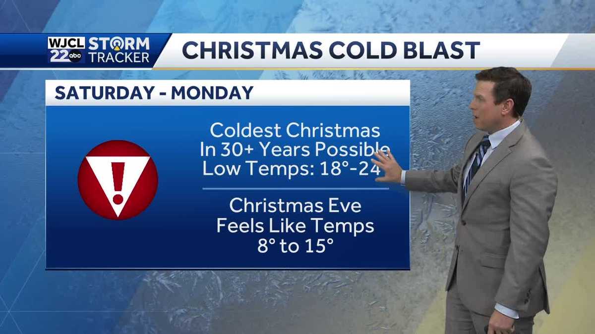Chilly today but very cold weather is on the way for Christmas
