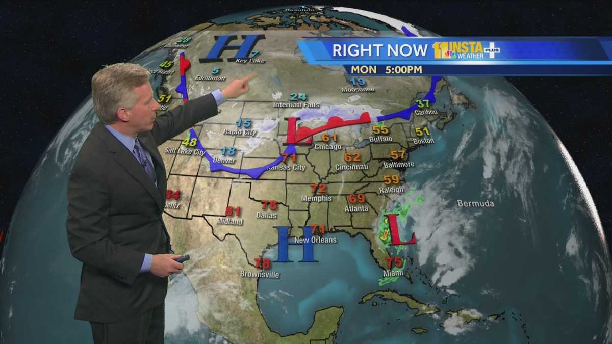 Dramatic change in weather to come later this week