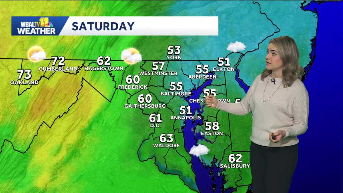 Baltimore Weather: Showers & Thunderstorms This Weekend, Warmer Next ...