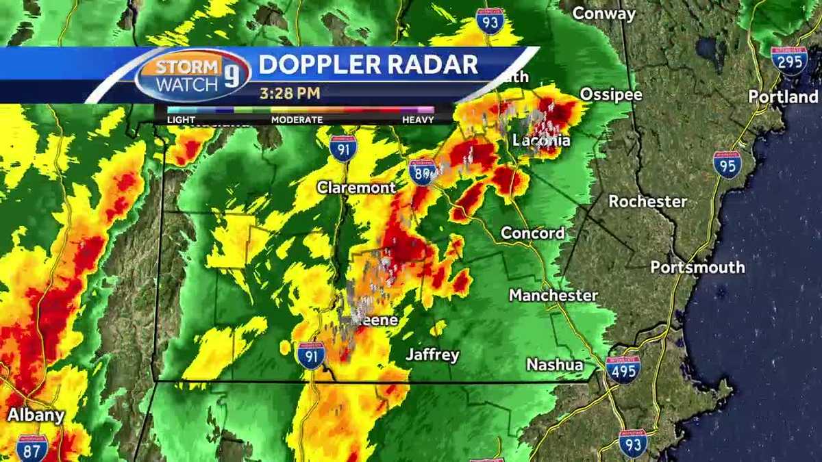 Watch: Flash flood warning for southwestern NH as storms rumble through