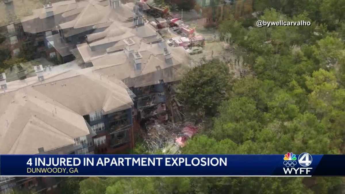 4 Injured in apartment building explosion near Atlanta