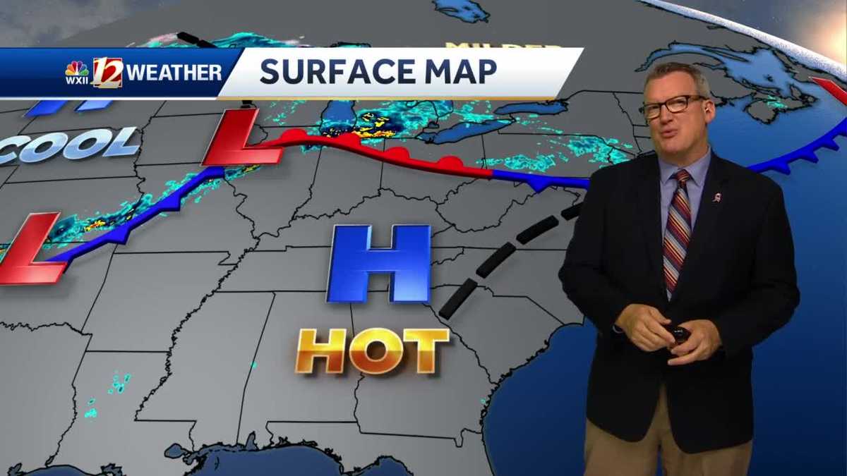 WATCH: Record high October heat, much milder weekend