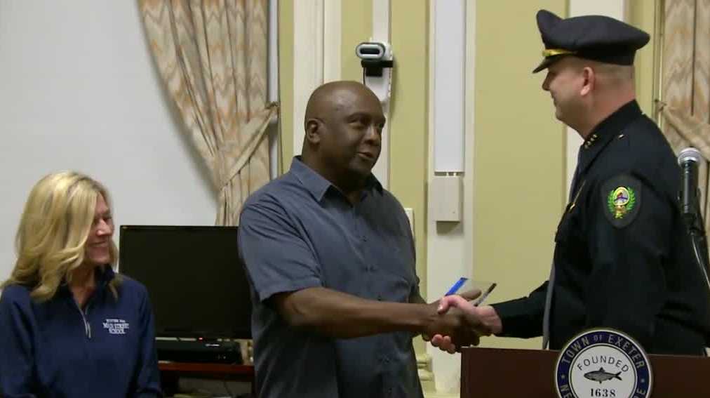 NH man honored for helping subdue unruly passenger on flight