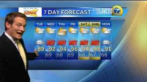 Eric Weather Forecast for Tuesday July 26th