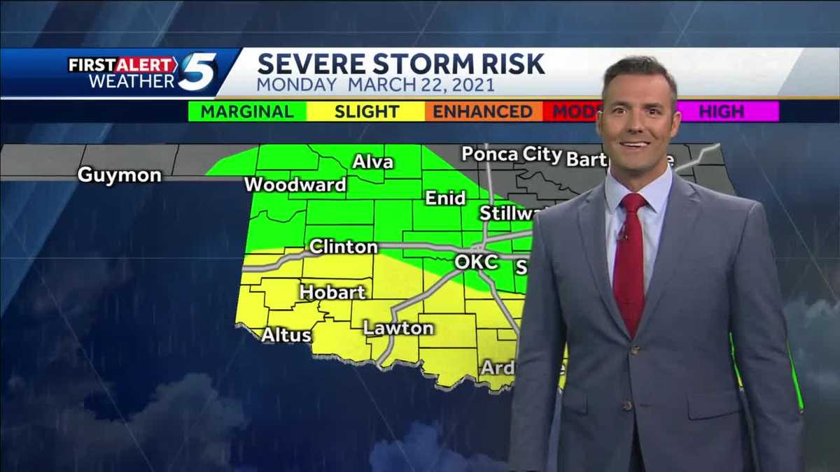 Oklahoma Severe Weather Timeline When To Expect Severe Storms Monday