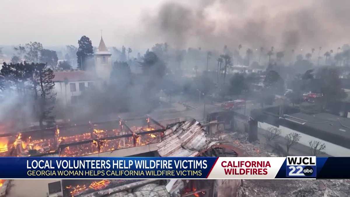 American Red Cross volunteers from Georgia aid California wildfire victims