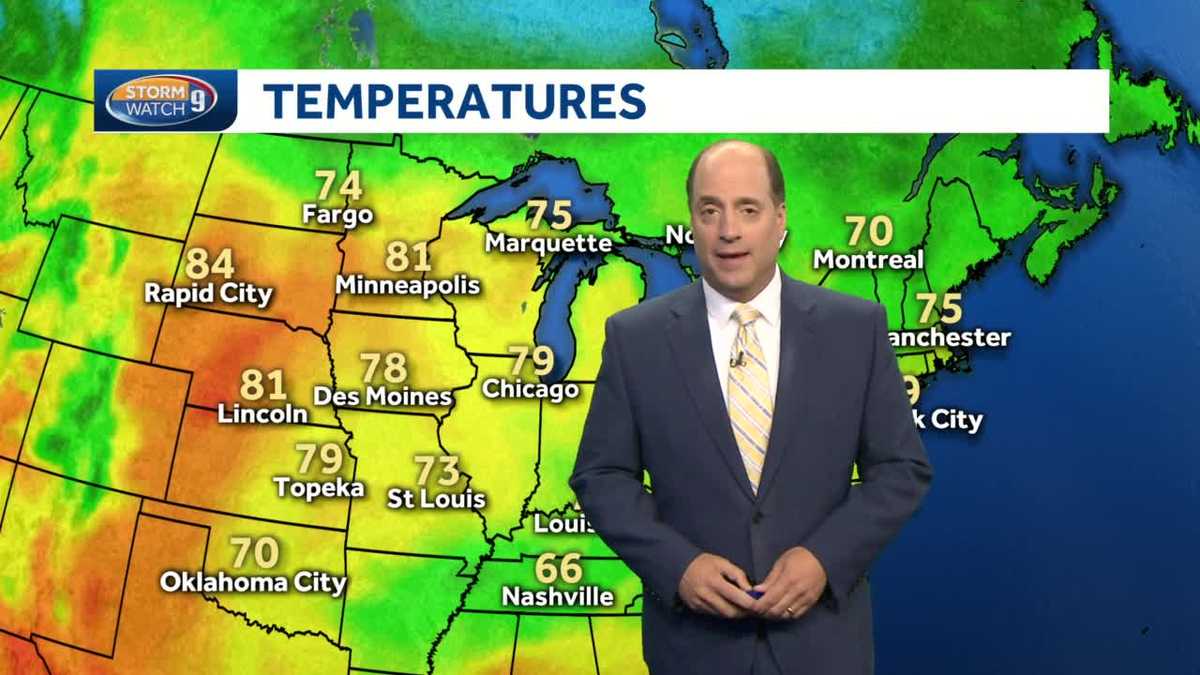 Update: Late summer warmth next several days