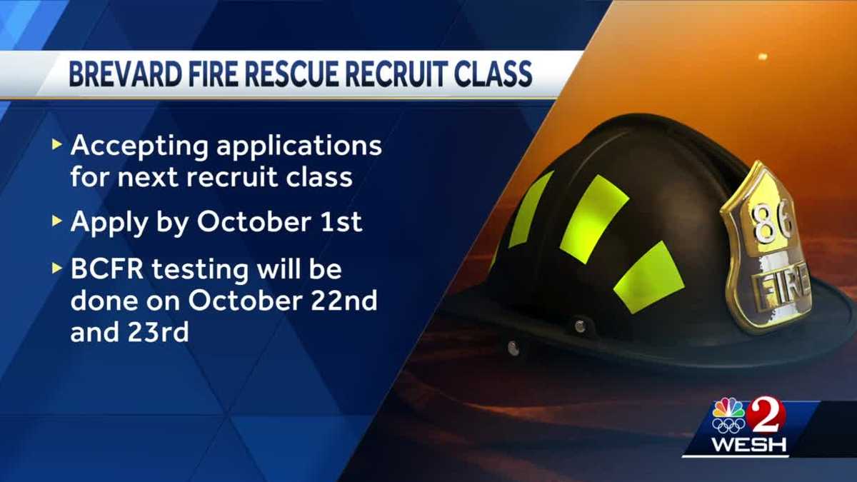 Brevard County Fire Rescue accepting applications