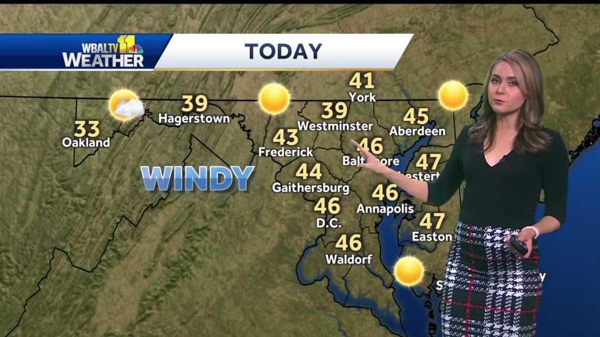 Cold and windy Wednesday