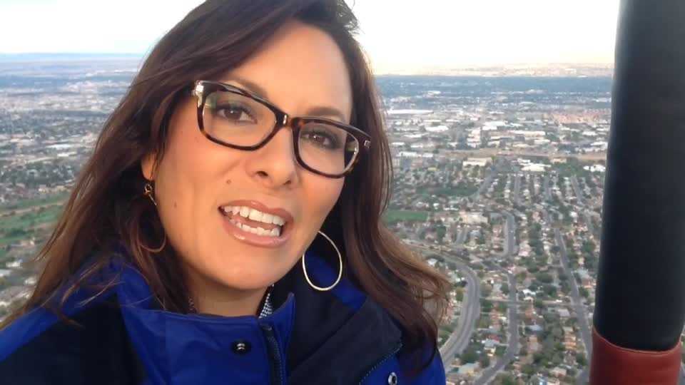 Marisa soars above city for good cause