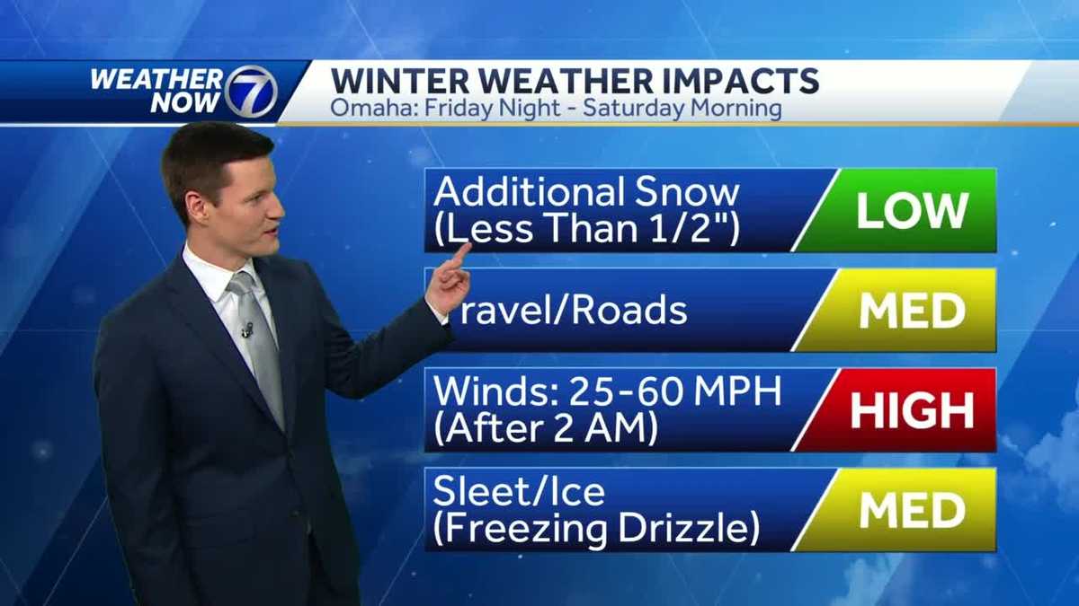 Drizzle, freezing drizzle continues Friday evening, high wind warning ...