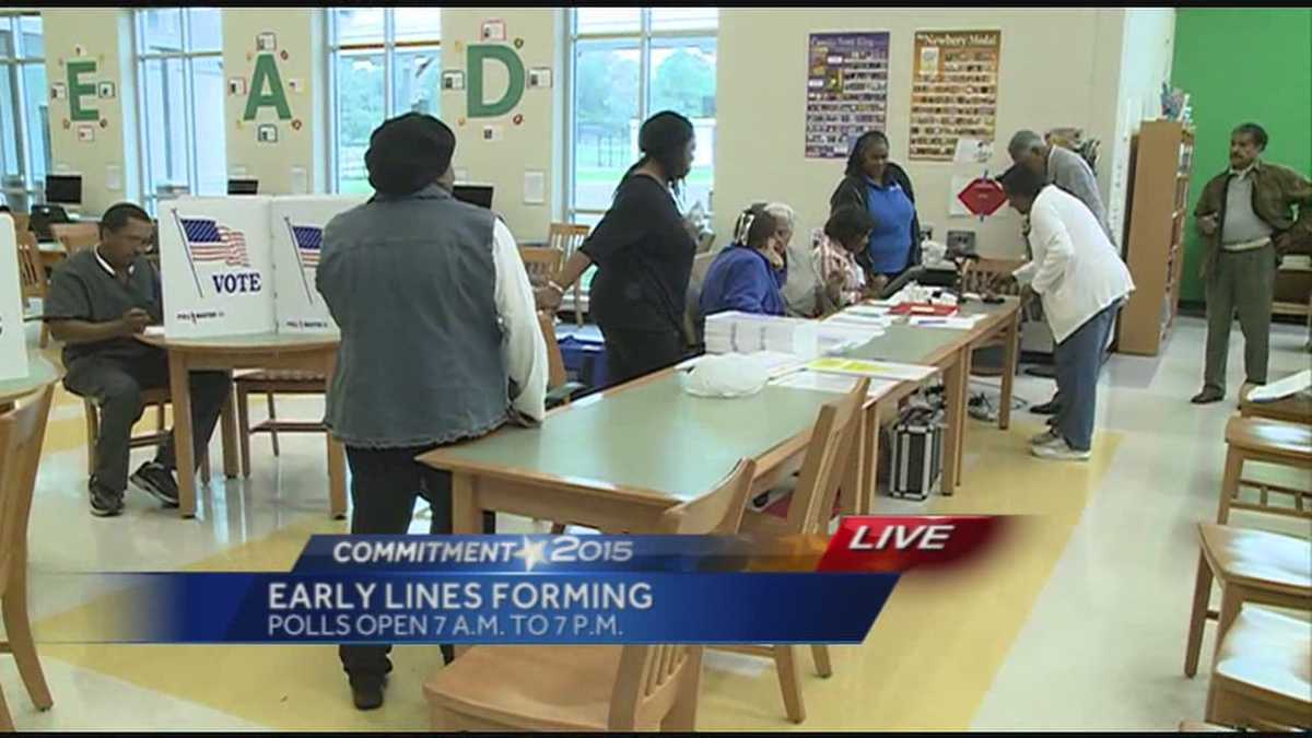 Some polling problems reported