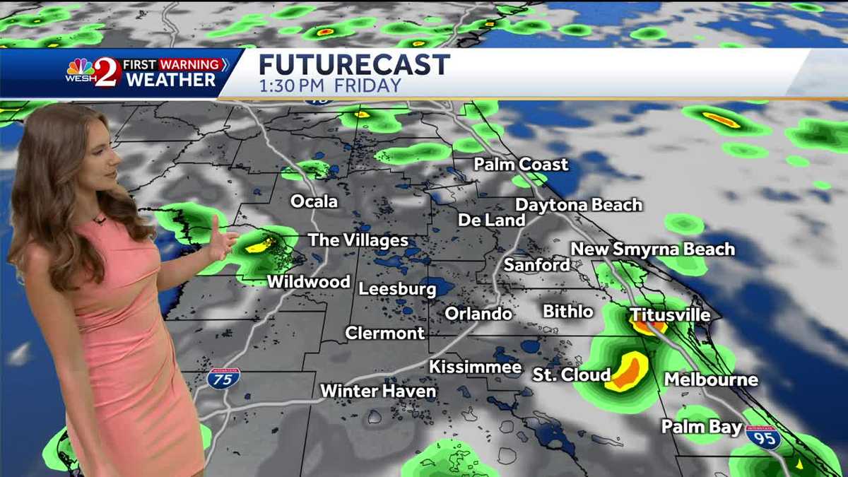 Temperatures heating up again Friday with afternoon storms