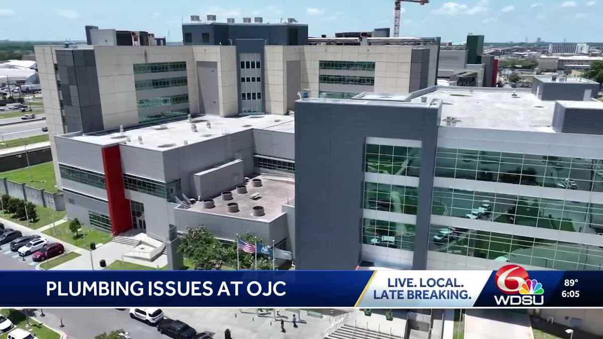 Orleans Justice Center reports plumbing, intermittent water issues