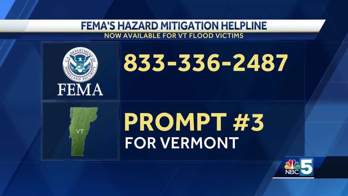 FEMA opens new help line for flood victims