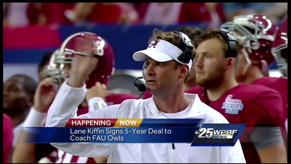 Lane Kiffin Signs 5-Year deal to coach at FAU
