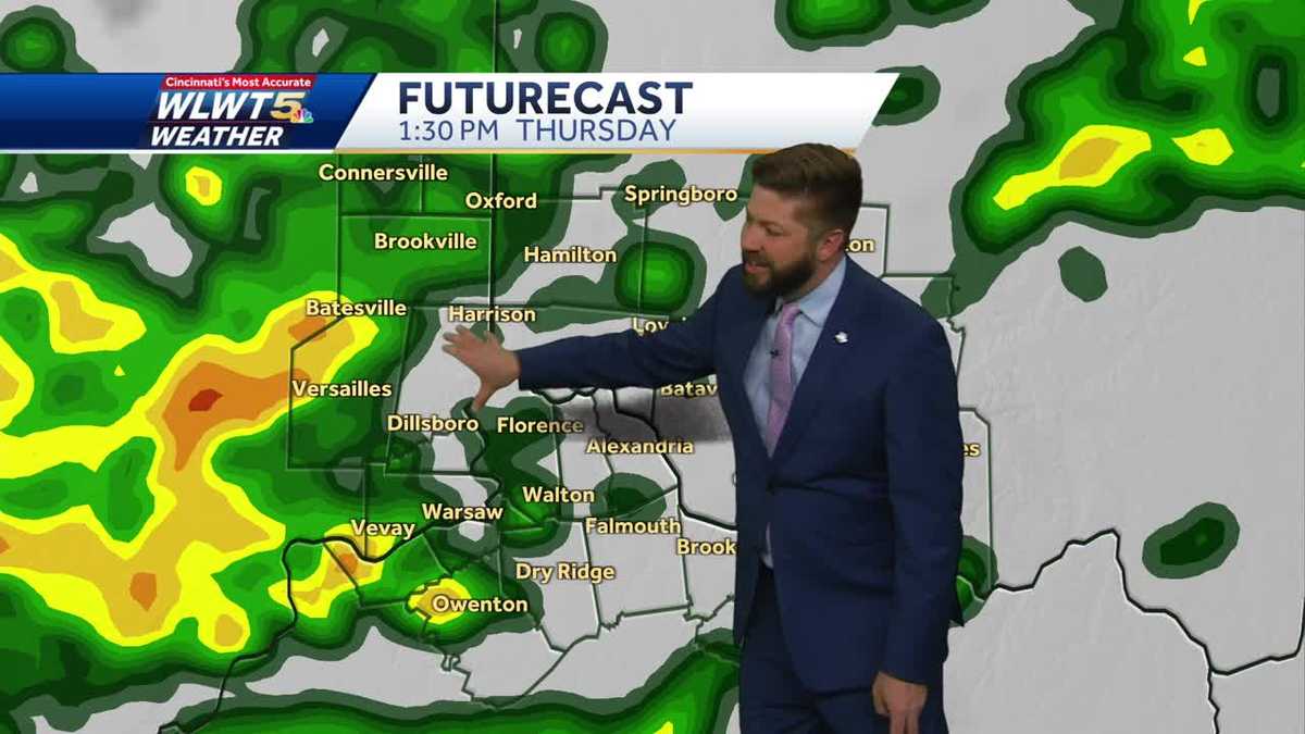 Showers take over for Thursday