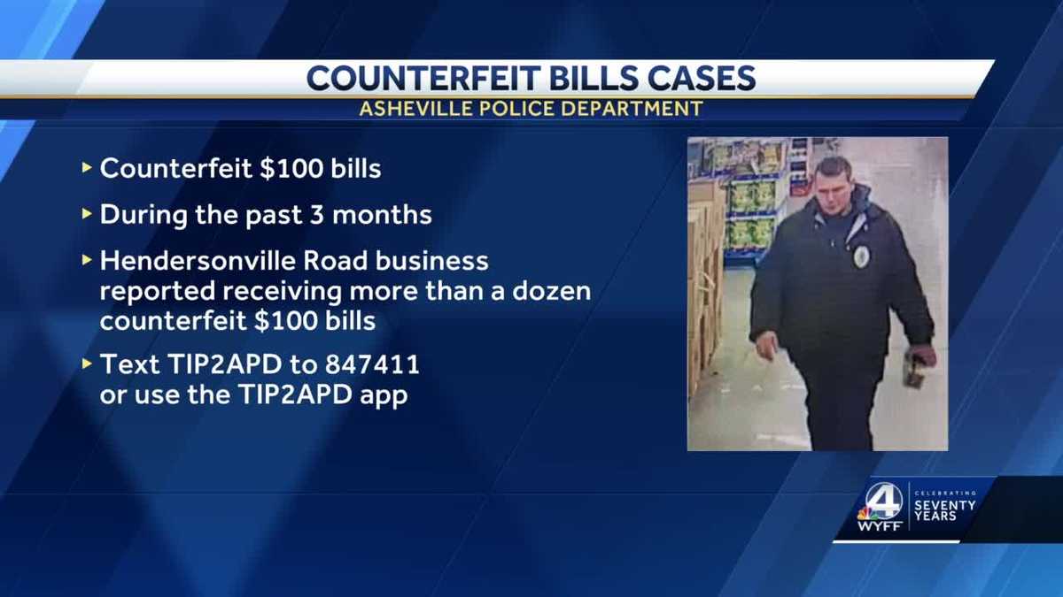 North Carolina: Man uses counterfeit bills at Walmart