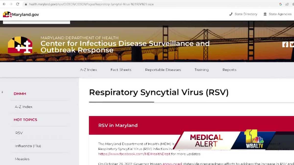 New RSV-tracking dashboard goes online in Maryland