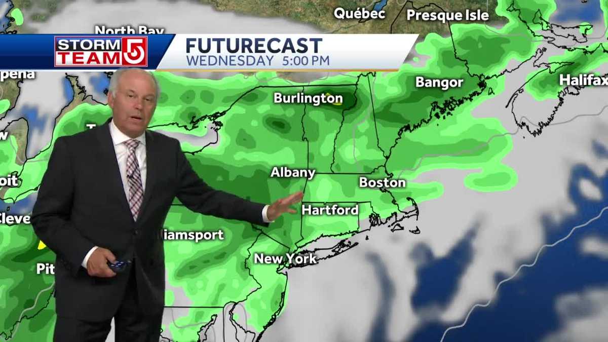 Video: Wet, muggy weather moving in midweek
