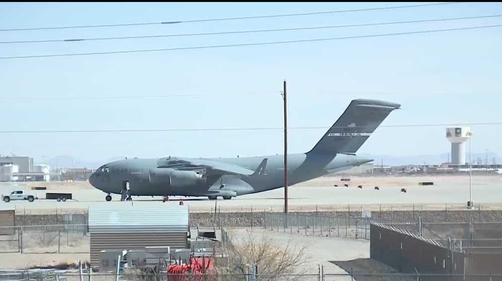 Troops arrive at Fort Bliss amid border security operations