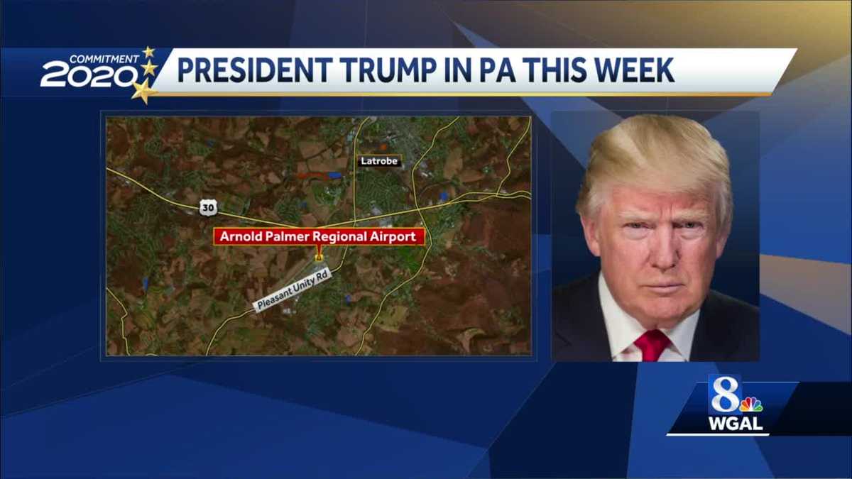 PRESIDENT TRUMP to visit western Pennsylvania