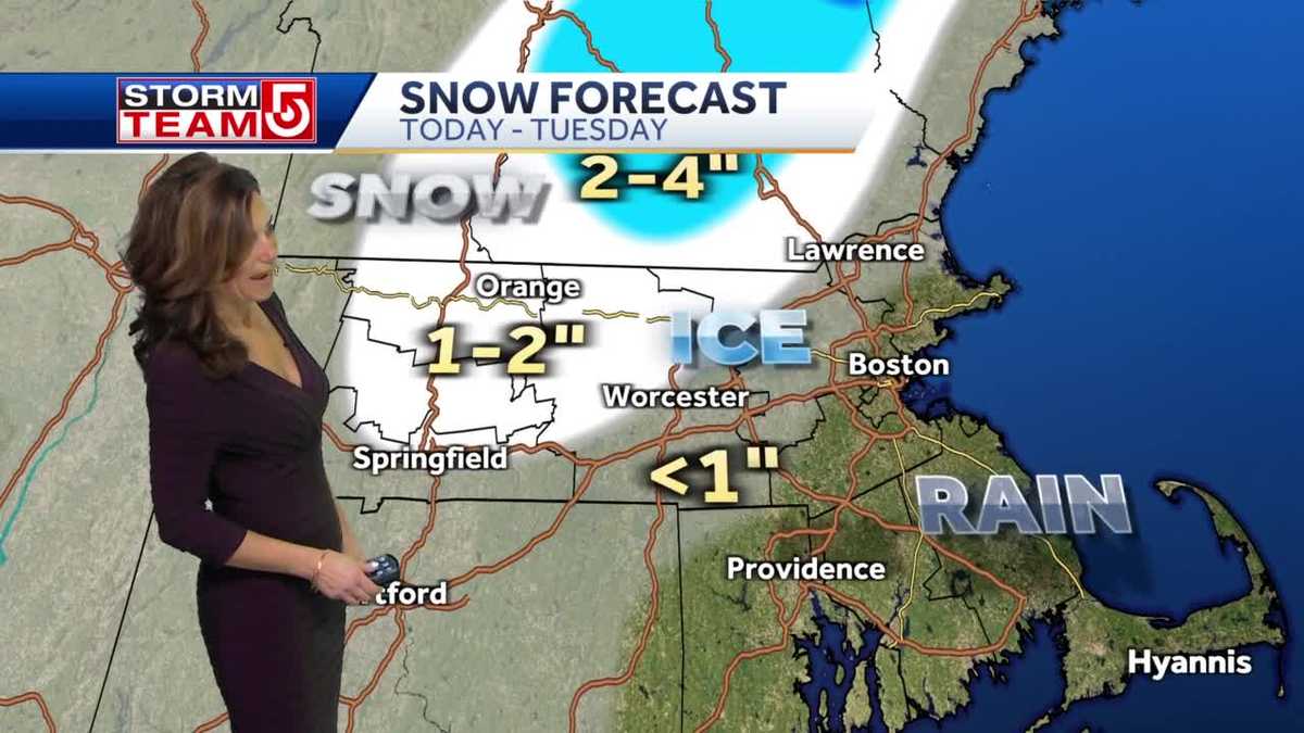 Video: Light, wintry mix for some