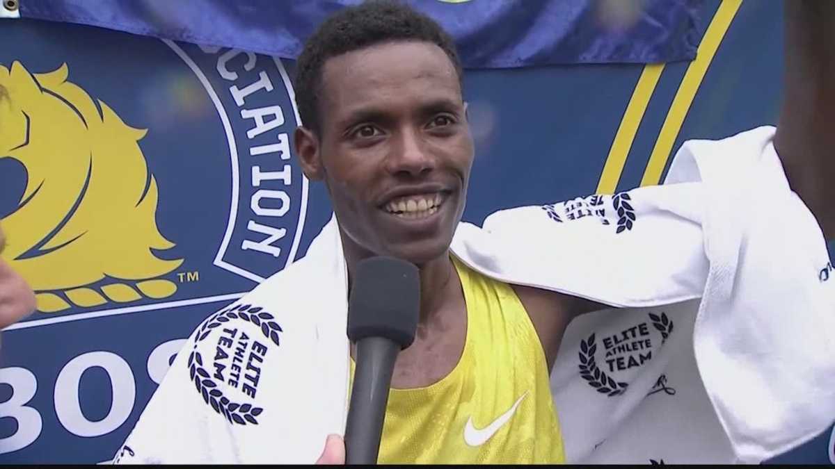 Lelisa Desisa races his way to second Boston Marathon win