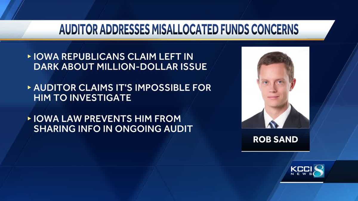 Iowa Auditor Rob Sand responds to Republican criticism of audit