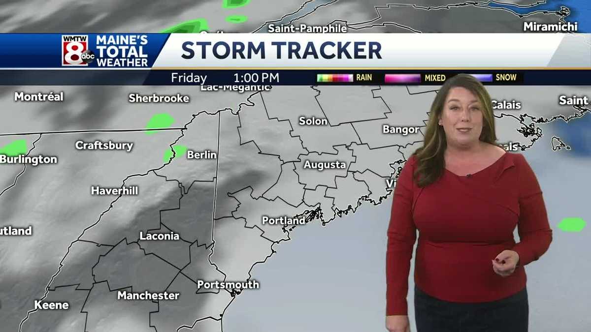 Sarah's Friday morning forecast