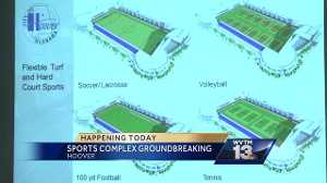 Hoover is breaking ground on new sports complex